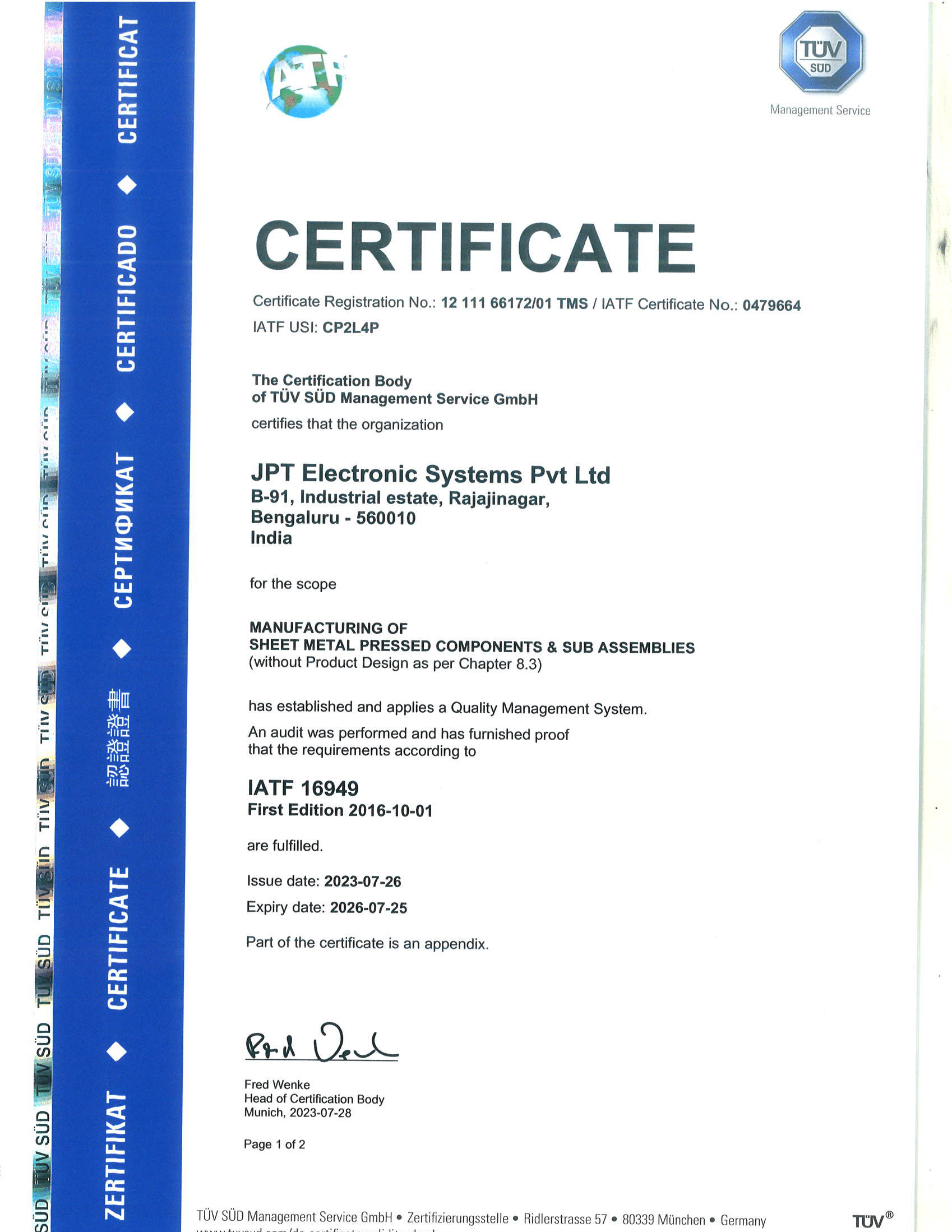 Certification | Nash